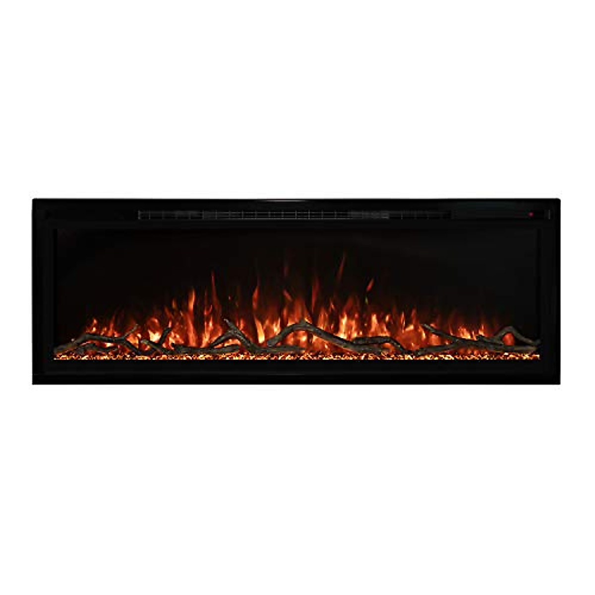 Modern Flames Spectrum Series Slimline Wall Mount/Built-In Electric Fireplace (SPS-50B), 50-Inch
