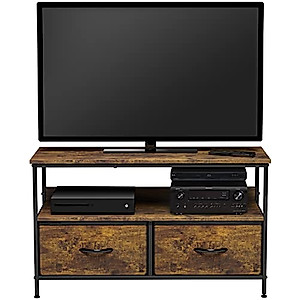 Sorbus TV Stand Dresser with 2 Drawers - Television Riser Chest with Storage - Bedroom, Living Room, Closet, & Dorm Furniture