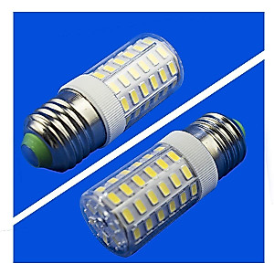 E26/26mm Big Medium Base Screw LED Refrigerator Light Bulb Appliance Bulb 7W (60W-70W Equivalent) Non-dimmable Cool White 6500K 1000 Lumen AC100V-265V Floor Lighting Decorative Corn Lamp Pack of 1