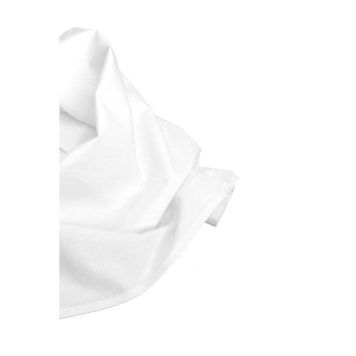 Aunt Martha's 28-Inch by 28-Inch Flour Sack Dish Towels, Premium 130 Thread Count, White, Set of 7