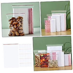 Levemolo 100pcs Versatile Food Bags Food Bags for Grocery Clear Flat Cello Bags Cellophane Xmas Bags Christmas Treat Bags Self-sealing Bags Self Adhesive Candy Bag Small Sealing Bags Pe