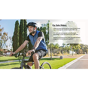 Sena R1 Smart Communications Helmet (Matte Black, Medium)