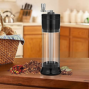 Herb Grinder 3-in-1 Hand Crank Spice Rolling Milling Loader Roller Filler Flower Buds Storage with Mangetic Liq Crusher Grinding