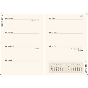2023 Floral Fields Weekly Planner (16 months, Sept 2022 to Dec 2023)