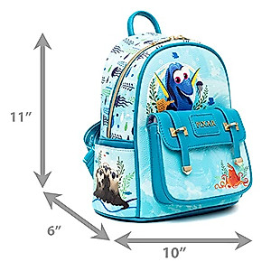 Wondapop Finding Dory 11" Vegan Leather Fashion Mini Backpack