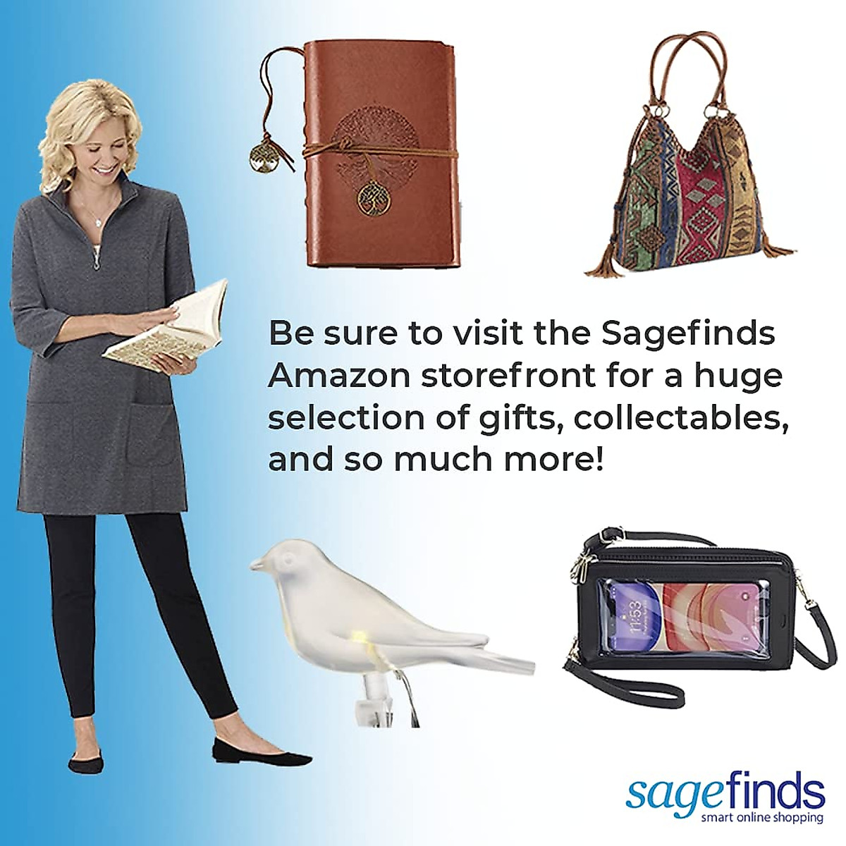 Canvas Crossbody Bag, Hippie Purse Handbag For Women, Top Zip Closure & Pockets, Adjustable and Removable Strap, 9 ½”W x 12”H