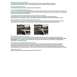 Alkaline (Raise pH Level) 5-Stage Countertop Reverse Osmosis Water Purification System, 75 GPD Membrane