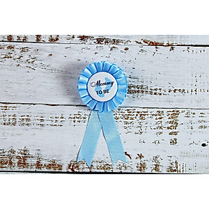 HAPPYLAND Baby Shower Decorations Set Mommy to be Daddy to be Corsage Baby Shower Mommy Sash Pregnancy Maternity Sash to Be Sash Keepsake