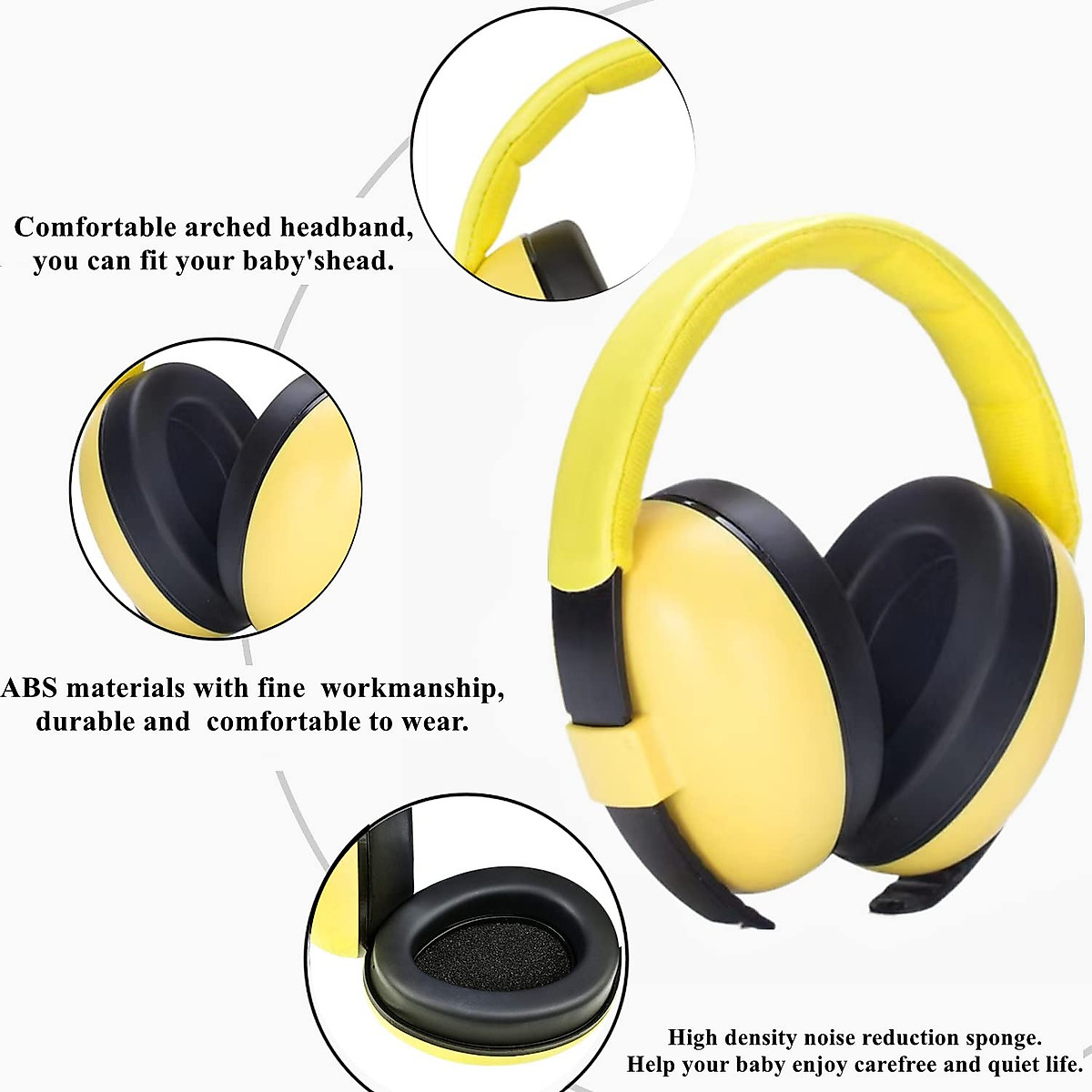 Baby Hearing Protection Earmuff Ear Defenders 0-4Y Noise Cancelling Headphones