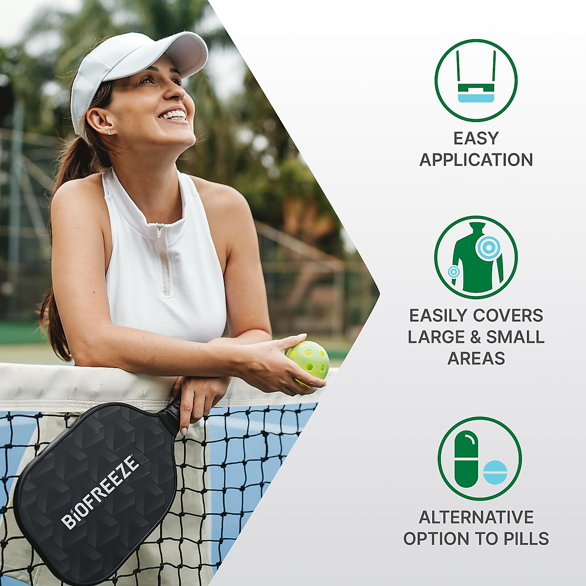 Biofreeze Professional Strength Pain Relief Gel, Arthritis Pain Reliver, Knee & Lower Back Pain Relief, Sore Muscle Relief, Neck Pain Relief, FSA Eligible, 2 Pack (4 FL OZ Biofreeze Menthol Gel)