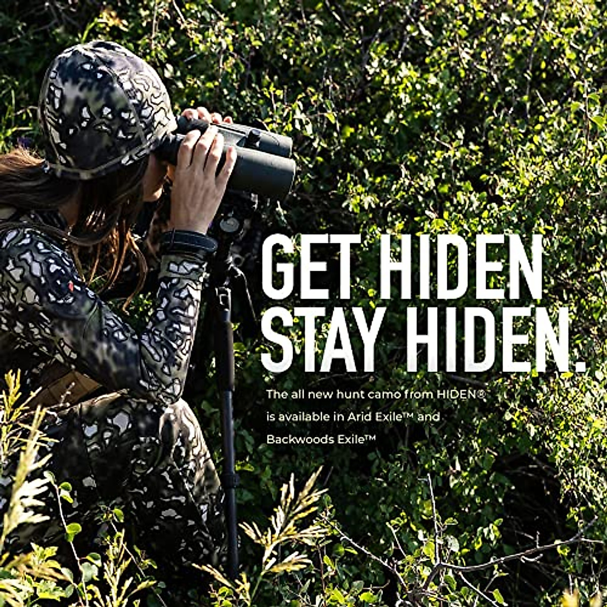 HIDEN Altafrost Camo Beanie, Polartec Fleece Hunting Hat