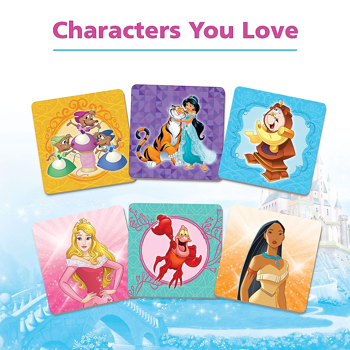 Wonder Forge Disney Princess Matching Game - Fun & Quick Memory Game for Kids | Engaging Toy for Ages 3-5 Years | Features Beloved Disney Princesses | Ideal for Solo or Family Play