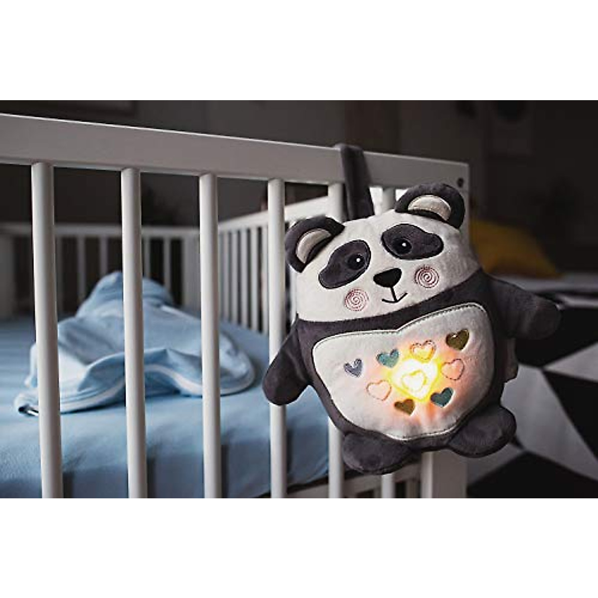 Tommee Tippee Rechargeable Light & Sound Sleep Aid - Pip The Panda, Black & White