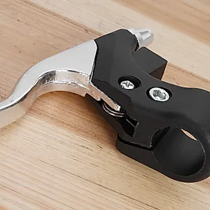 RUTU 7/8" Aluminum Left Brake Lever - 22mm Universal Motorcycle Brake Lever - Compatible with CRF XR 80 100 CRF80 XR200 SSR 125cc Roketa Baja Moped Pit Dirt Motor Bike Motocross