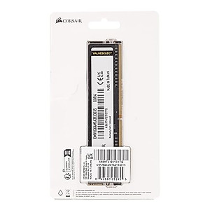 Corsair 8GB Kit (1x 8GB) 2133 MHz CL15 288-Pin DIMM DDR4 RAM Memory (CMV8GX4M1A2133C15)