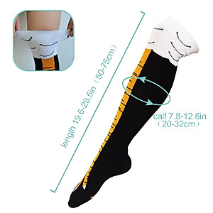 1Pair Chicken Feet Socks for Women, Funny socks for Women, Chicken Leg Socks for Women, Man and Kids