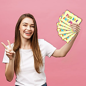 KiDEPOCH 60 Pack You Are Awesome Postcards 4” x 6” Kudos Appreciation You Are Awesome Note Cards for Kids and Adults Colorful Appreciation Thank You Cards You Are Awesome Greeting Cards