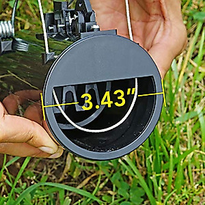 Southern Homewares Black Hole Gopher / Rodent / Mole Easy Set Spring Loaded Trap, Non-Toxic Pest Eliminator 2.0