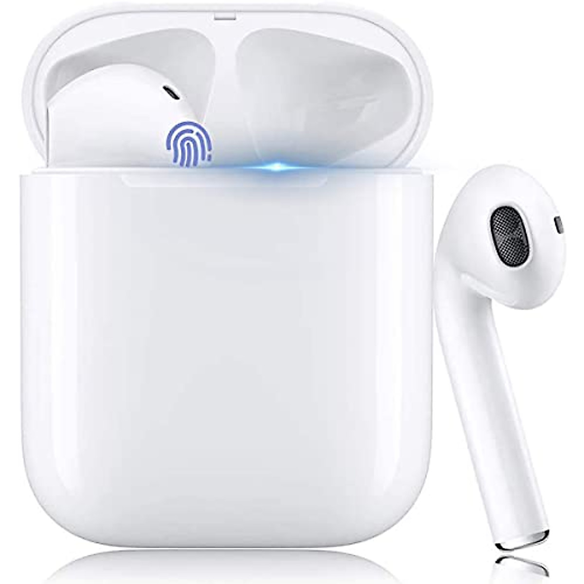 Wireless Earbuds, Bluetooth Earbuds Touch Control Stereo Sound Bluetooth Headphones with Mic, 35H Playtime IPX7 Waterproof Wireless Ear Buds with Type C Charging Case for airpod iPhone Android iOS