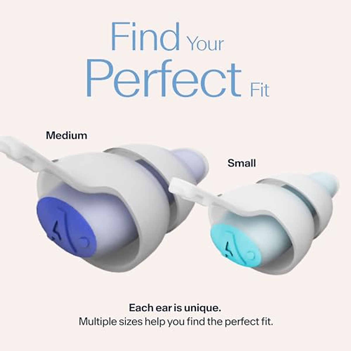 Alpine SleepDeep Multisize - Soft Ear Plugs for Sleeping and Concentration - New 3D Oval Shape and Noise Reducing Gel for Better Attenuation - 27dB - for Side Sleeper - 2-Pair Reusable: S + M/L