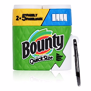 Oqplog for AirPod 2/1 Case Trendy Design Cover for AirPods Silicone Cases Air Pods Cute Funny Cartoon 3D Kawaii Fun Soft Designer Unique Fashion Cool Pretty for Girls Boys Teen Girly (Bonty Paper)