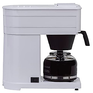 BUNN GRW Velocity Brew 10-Cup Home Coffee Brewer, White