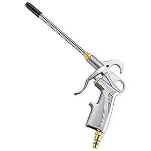 Heavy Duty Air Blow Gun Air Nozzle Blow Gun, Air Blower for Compressor with Bigger Pipe & Extended Nozzle, Pneumatic Air Compressor Accessories Tool for Car Detailing/Industrial Household Cleaning