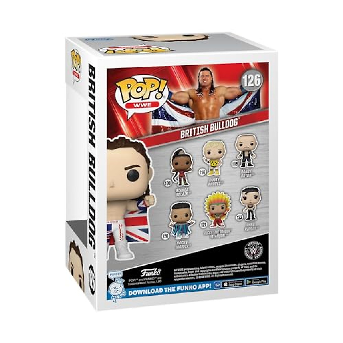 Funko POP! WWE: British Bulldog - Davey Boy Smith - Collectable Vinyl Figure - Gift Idea - Official Merchandise - for Kids & Adults - Sports Fans - Model Figure for Collectors and Display