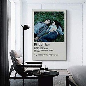 YELIU The 90s Posters for Room Aesthetic,Twilight Movie Poster, Canvas and Wall Art Picture Print Modern Family Bedroom Decor Posters 12x18inch(30x45cm)