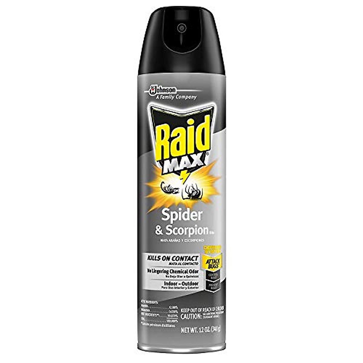 Raid Max Spider & Scorpion Killer (12 Ounce (Pack of 3))