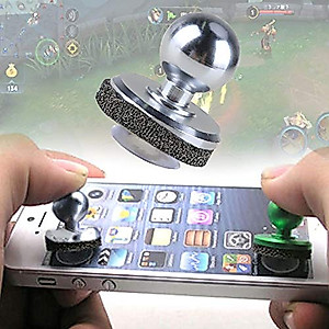 2018 hot Sliver Mini Game Joystick Joypad Touch Screen Joy Stick for iPhone iPad Android Phone Tablet PC