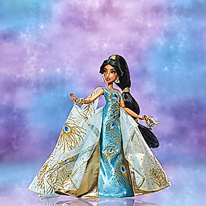 Disney Princess Style Series 30th Anniversary Jasmine Fashion Doll, Deluxe Collector Doll with Accessories, Disney Toy for Kids 6 and Up