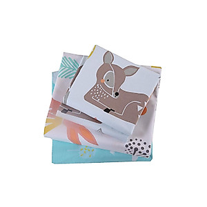Queen Linens 100% Cotton Sheets Kids Twin Sheets for Kids Girls Boys Teens Deer (Full)