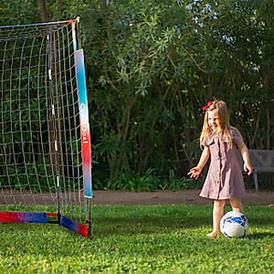 ChamGoal Portable Soccer Goal Net for Backyard,Sports Net Instant Portable Collapsible Soccer Net, All Ages & Skill Level&Anywhere,for Training & Scrimmages,1 Goal + 1 Carry Bag(12X6 FT)