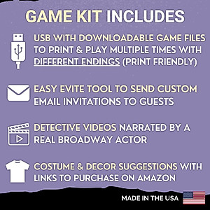 Horror on The Haunted House Tour | Halloween Murder Mystery Party Game | Flexible 4-20+ Players | New Print-Friendly & Virtual Printable File Formats