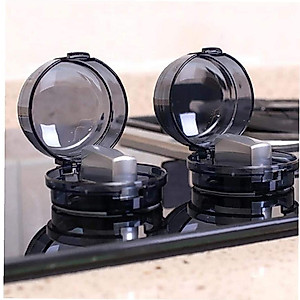 4 Pcs Stove Knob Covers Oven Knob Covers Child Locks Protective Cove Fire Guard Cooker Switch Baby Safety for Child Kitchen Safety