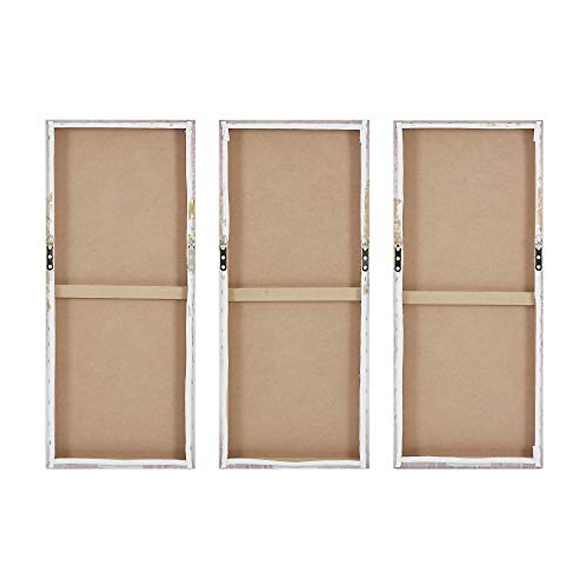 Madison Park Wall Art Living Room Decor - Embelished Gold Foil Triptych Canvas Home Accent Dining, Bathroom Decoration, Ready to Hang Painting for Bedroom, 15" x 35", Twilight Forest Blush 3 Piece