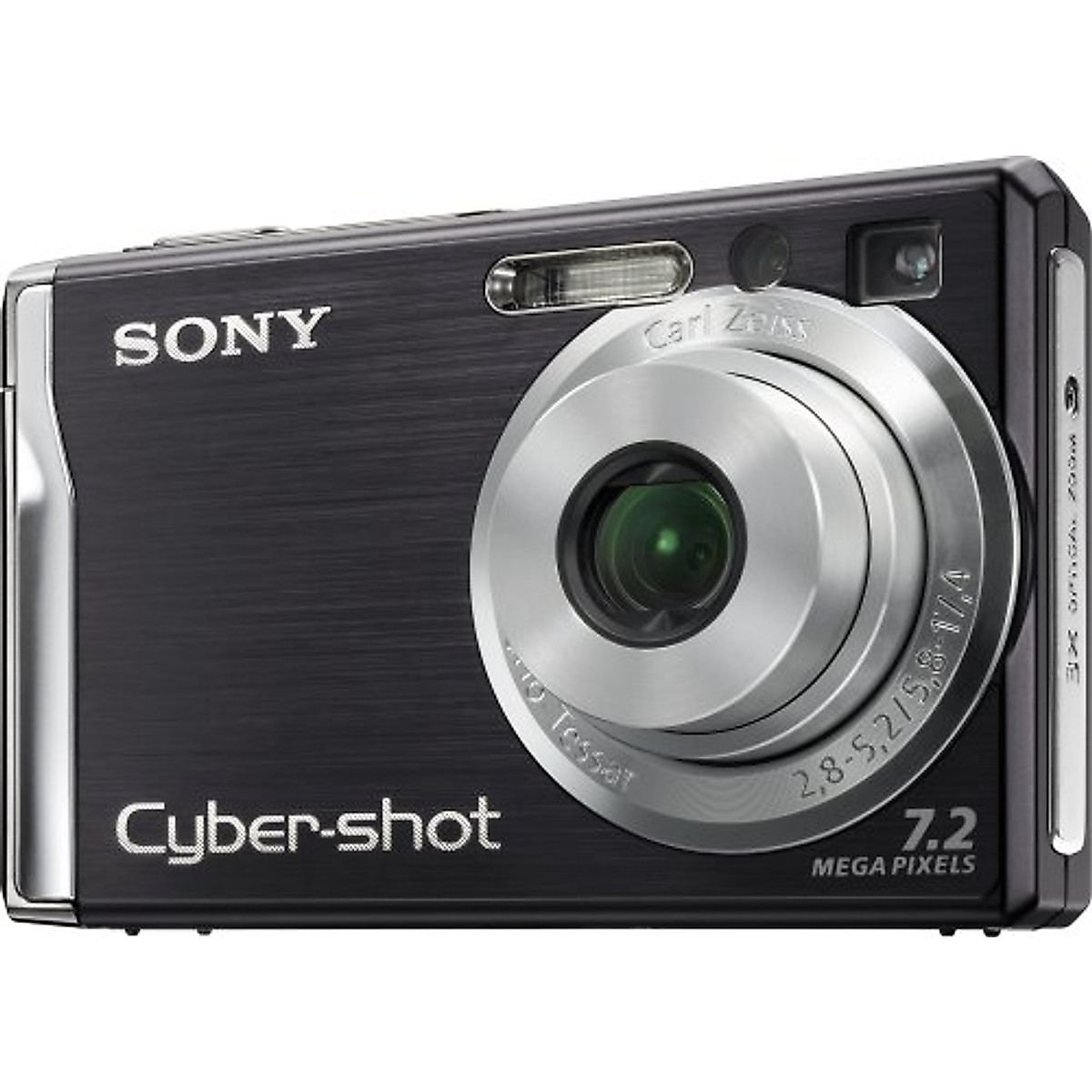 Sony Cybershot DSCW80 7.2MP Digital Camera with 3x Optical Zoom and Super Steady Shot (Black)