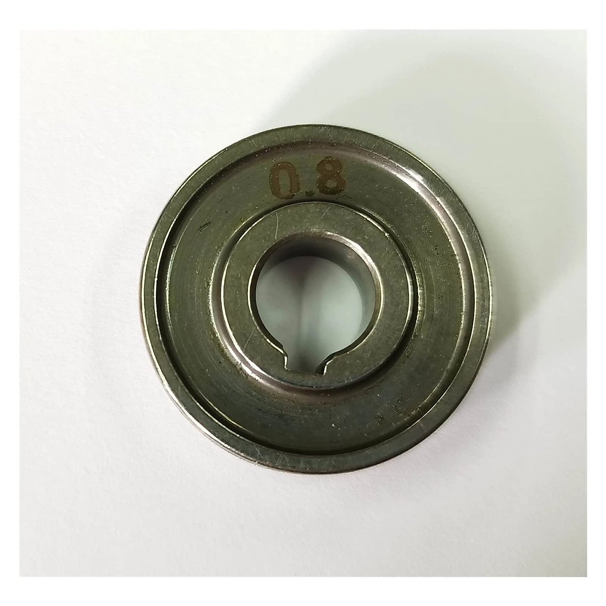 MANRONG Mig Welding Contact Tips Welder Wire Feed Drive Roller Roll Parts Diameter 30mm .023".030 .035" .040" .045" Tip-Nozzle-Diffuser (Color : K-Groove 0.8-1.0)