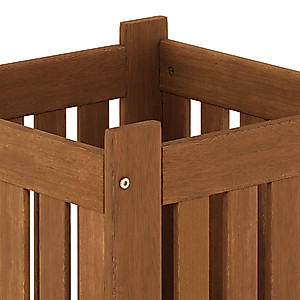 Furinno FG19456 Tioman Hardwood Outdoor Lifestyle Flowerbox, 1-Pack, Natural