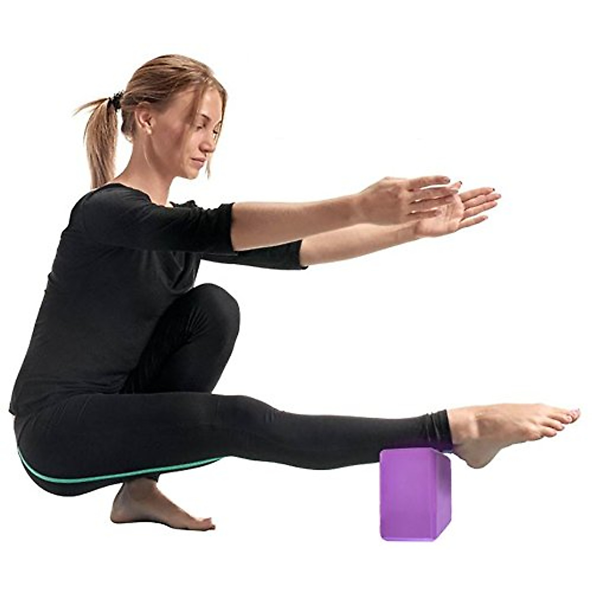 DreamHigh Yoga Block Brick Foam Sport Health Home Exercise Gym Tools 2pcs Pink