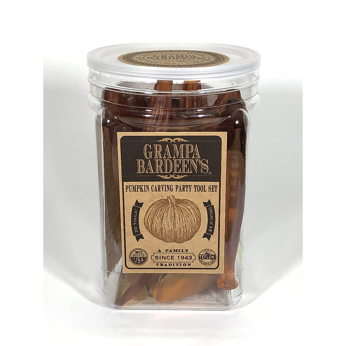 Grampa Bardeen's Pumpkin Carving Party Tool Set