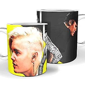 Mug 11oz 15oz White Ceramic Justin St Bieber Event Holiday Birthday New Year Friends Family Father Day Tea Cups Hot And Iced Coffee Water Gift Christmas