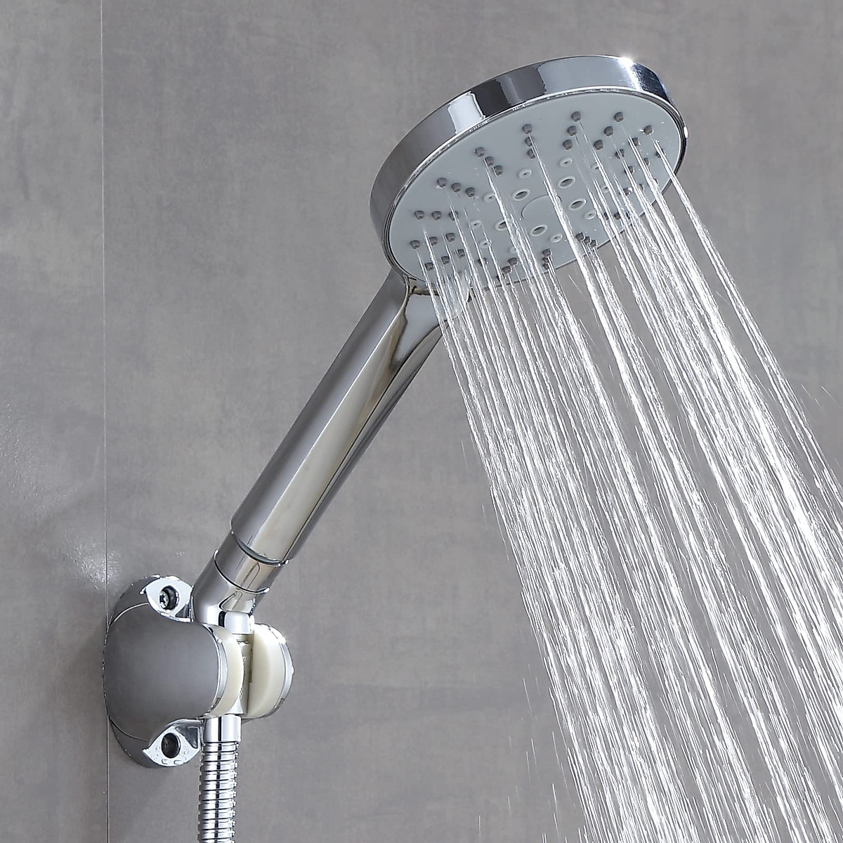 LUOFANT Shower Head Elbow Adapter, Shower Arm Elbow Adapter for Hand Showers and Wall-mounted Showers，Shower Arm Extension (135degree）