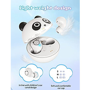 Tikgram Kid Earbuds Wireless,with Personalized Cartoon Charging Box,IPX5Waterproof Noise Cancelling Earbud,36H Playtime,Smart Touch Bluetooth 5.0 Stereo Sound, for Android/iOS Wireless Earbuds