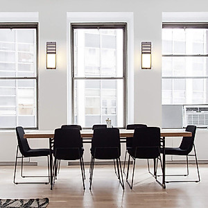 OurLeeme Wall Light Decorative Wall Sconce Porch Lamp 8W Energy Saving COB Stair Light Bright and Soft LED Wall Lamp for Home Patio Garden Walkway