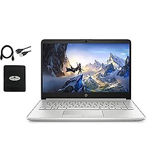 HP 14" FHD Laptop for Business and Student 2022 Newest, AMD Ryzen3 3250U (up to 3.5 GHz), 16GB RAM, 512GB SSD, Ethernet, USB-A&C, Webcam, WiFi, Bluetooth, HDMI, Fast Charge, Win10 S, w/GM Accessories