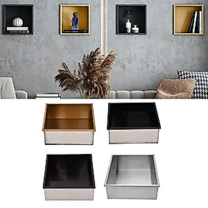 VTOSEN Niche Single Recessed Shower Shelf, 304 Stainless Steel One Inner Shelf, 12-Inch Width x 11-Inch Height x 4-Inch Depth(gun grey)