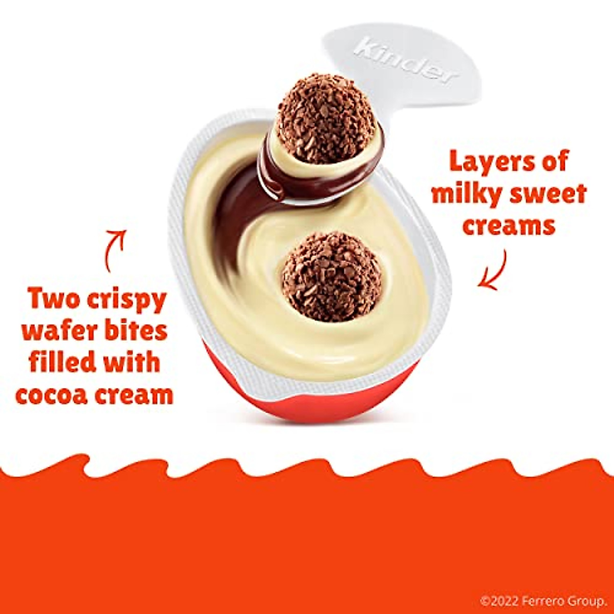 Kinder Joy Eggs, Sweet Cream and Chocolatey Wafers with Toy Inside, Great for Easter Egg Hunts, 0.7 Ounce (Pack of 15)