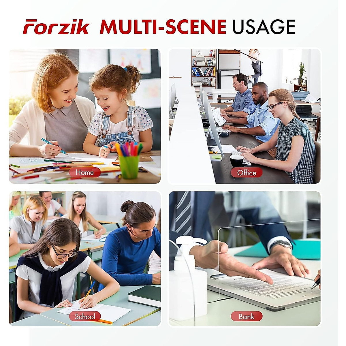 Forzik 245XL 246XL Ink Cartridge for Canon PG-245XL CL-246XL, Higher Yield Compatible with Canon Pixma MX490 MX492 MG2522 TS3100 TS3122 TS3300 TS3322 TS3320 TR4500 TR4520 TR4522 MG2500 Printer